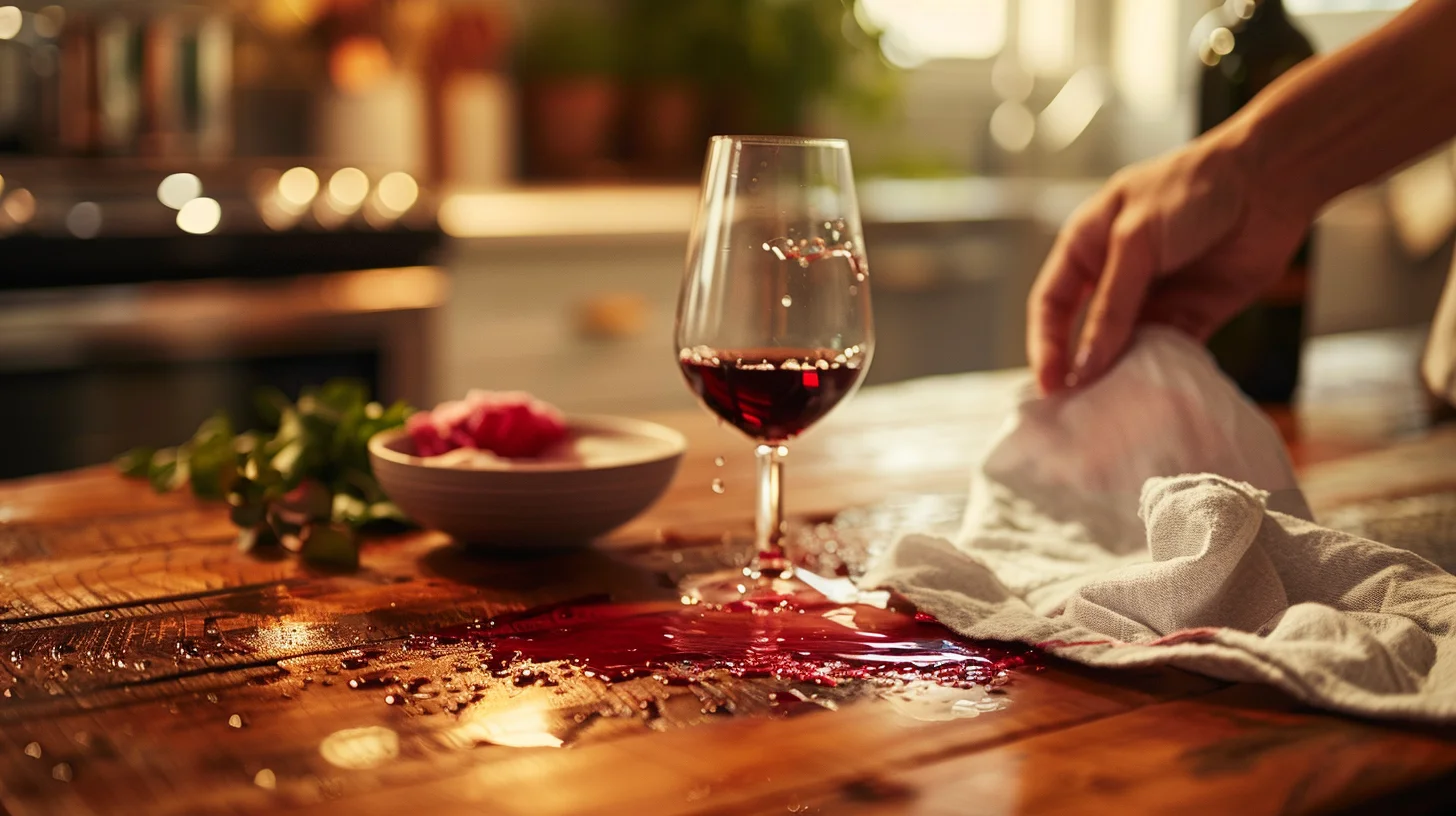 Comment enlever une tache de vin rouge qui ne veut pas partir